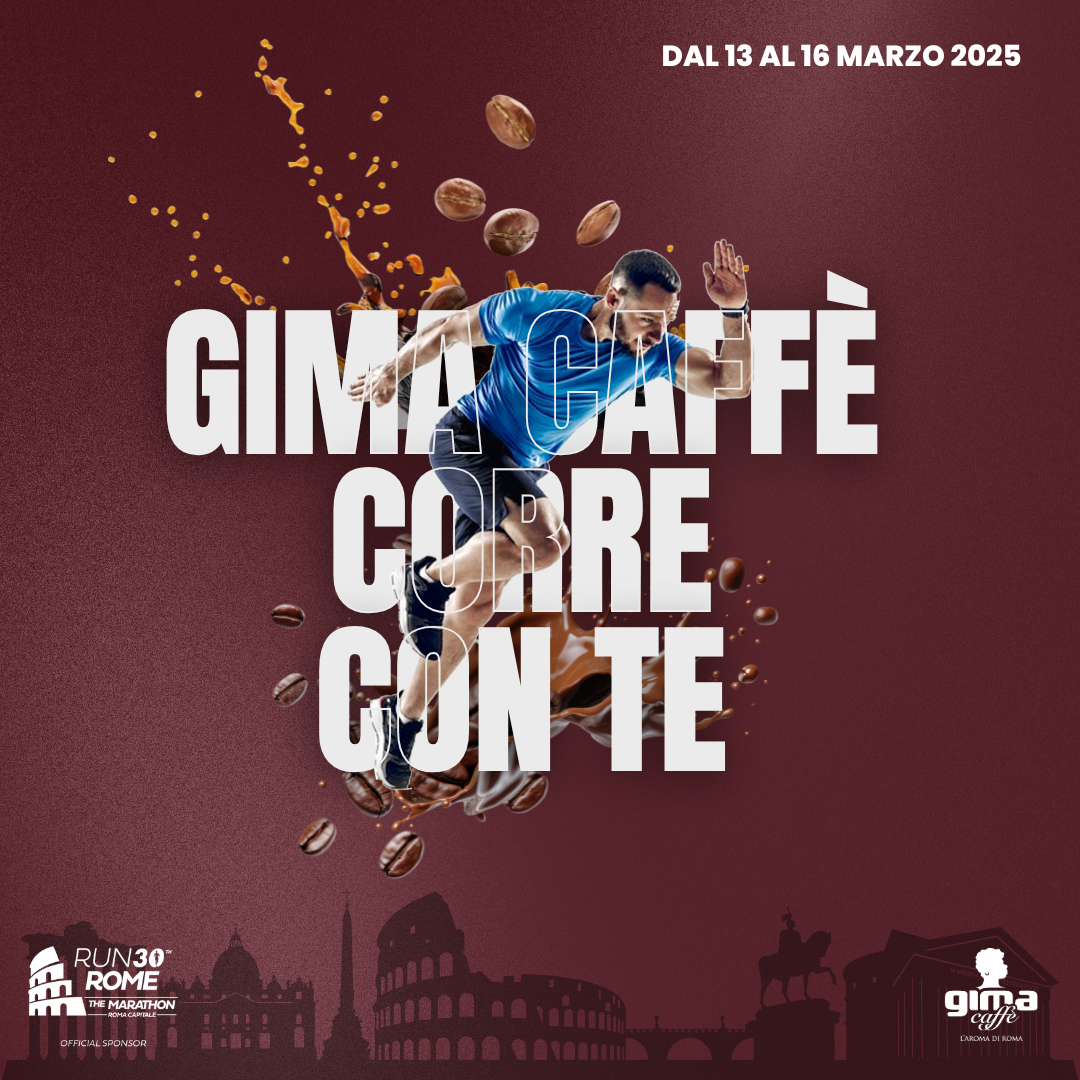 Gima Caffè corre con te alla Maratona di Roma 2025 - Gima caffè